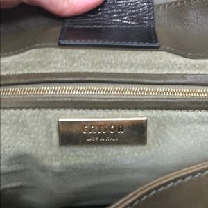 GRYSON | Bags | Gryson Clio Expandable Olive Green Leather Tote | Poshmark